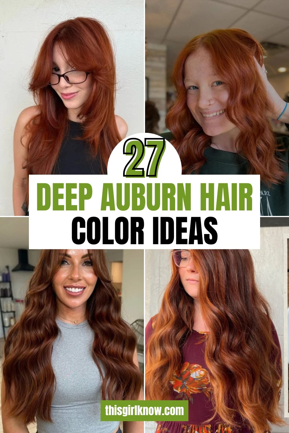 27 Deep Auburn Hair Color Ideas for 2026 – This Girl Know