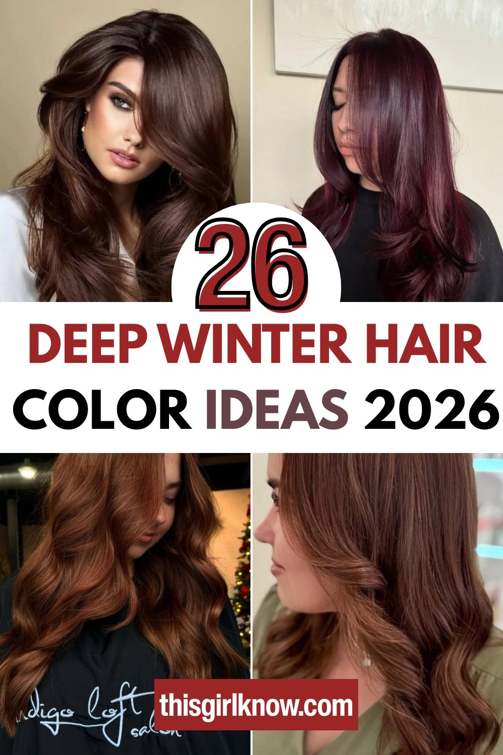 26 Deep Winter Hair Color Ideas 2026 – This Girl Know