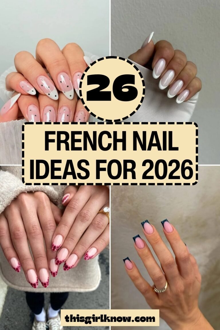26 French Nail Ideas for 2026 – This Girl Know