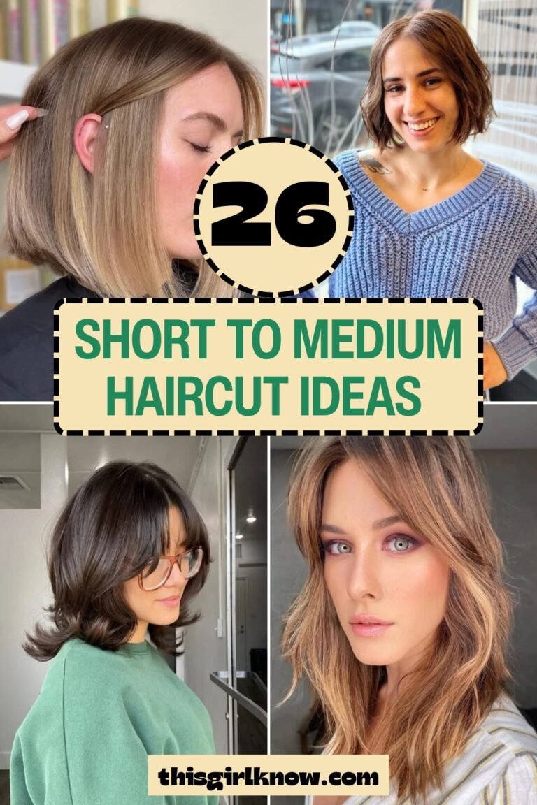 26 Short to Medium Haircuts Ideas 2026 – This Girl Know
