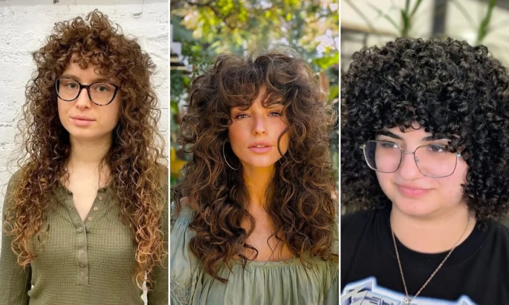 24 Charming Curly Hairstyles with Bangs Ideas 2026 – This Girl Know