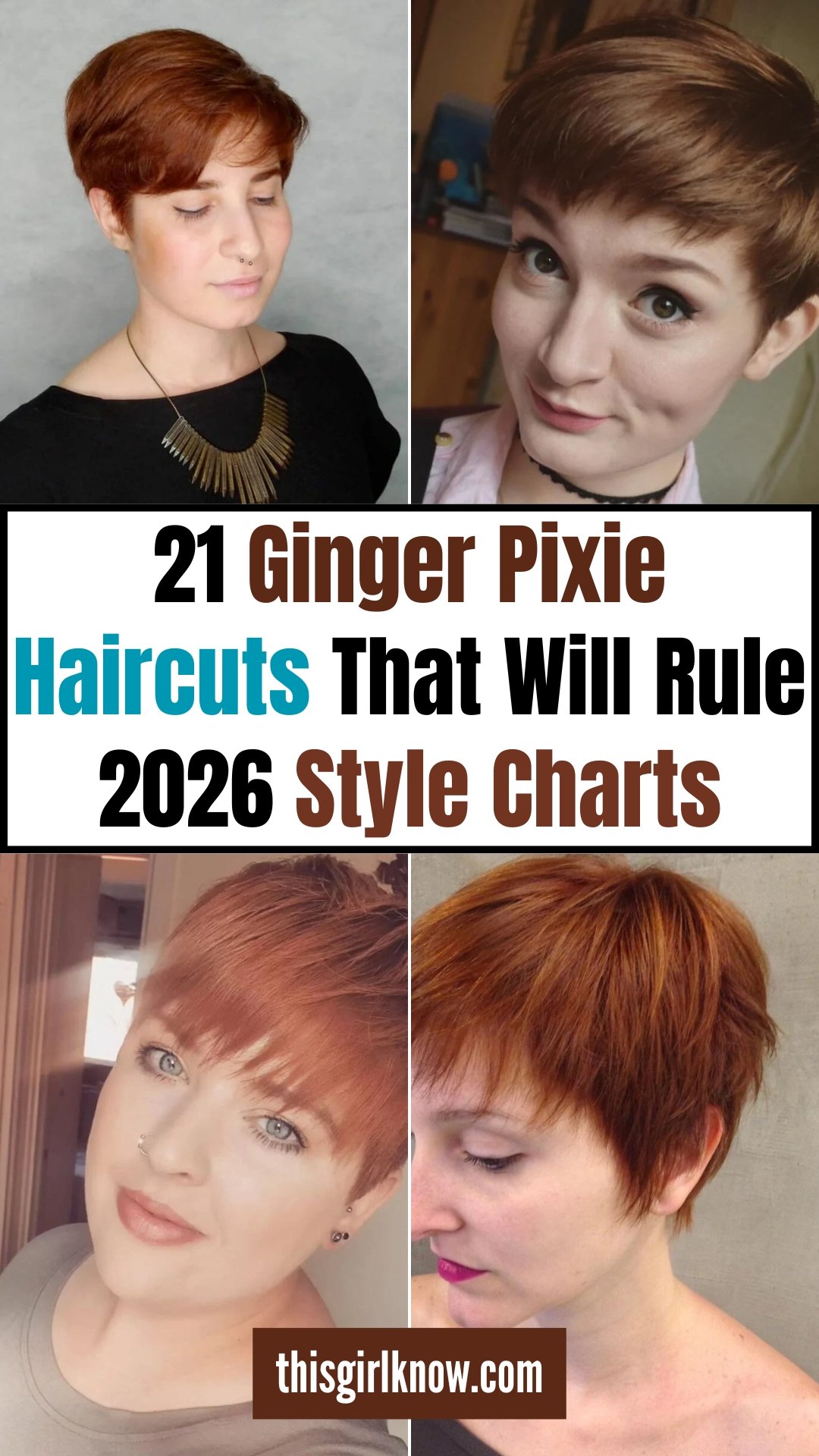 21 Stunning Ginger Pixie Haircut Ideas for 2026 – This Girl Know