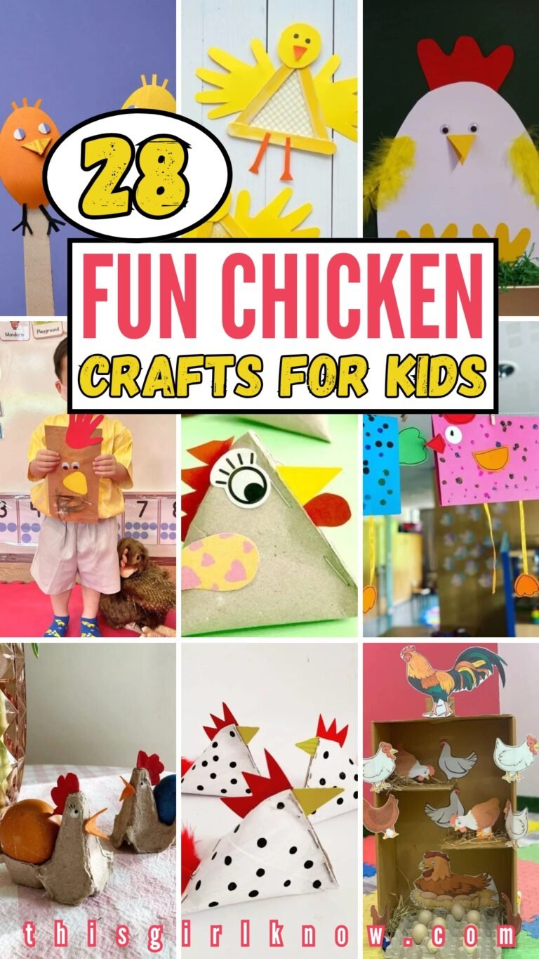 28 Chicken Crafts Ideas for Kids for 2026 – This Girl Know