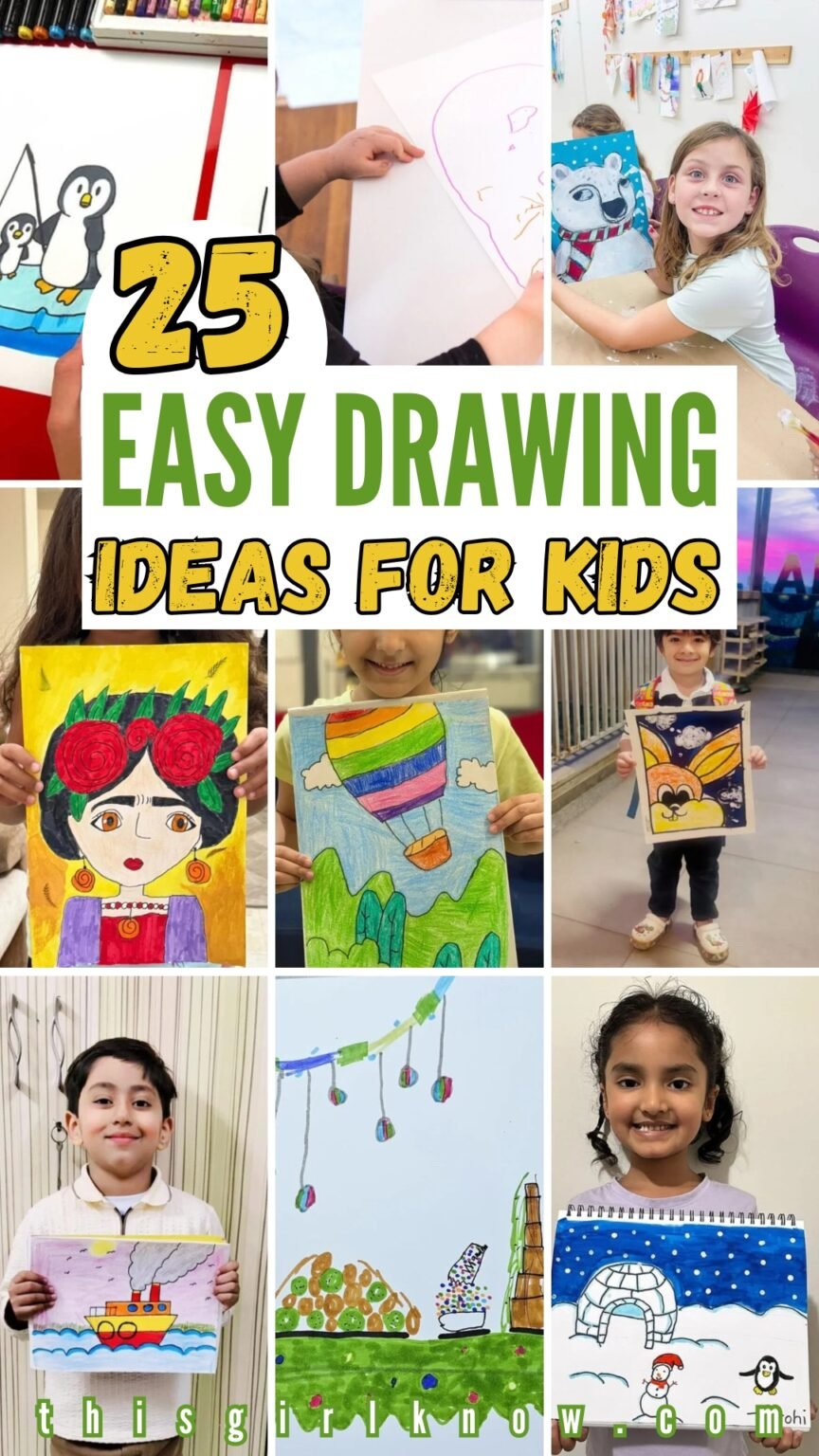 25 Drawing Ideas For Kids for 2026 – This Girl Know