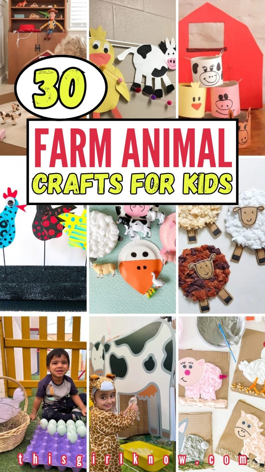 30 Farm Animal Crafts Ideas for 2026 – This Girl Know