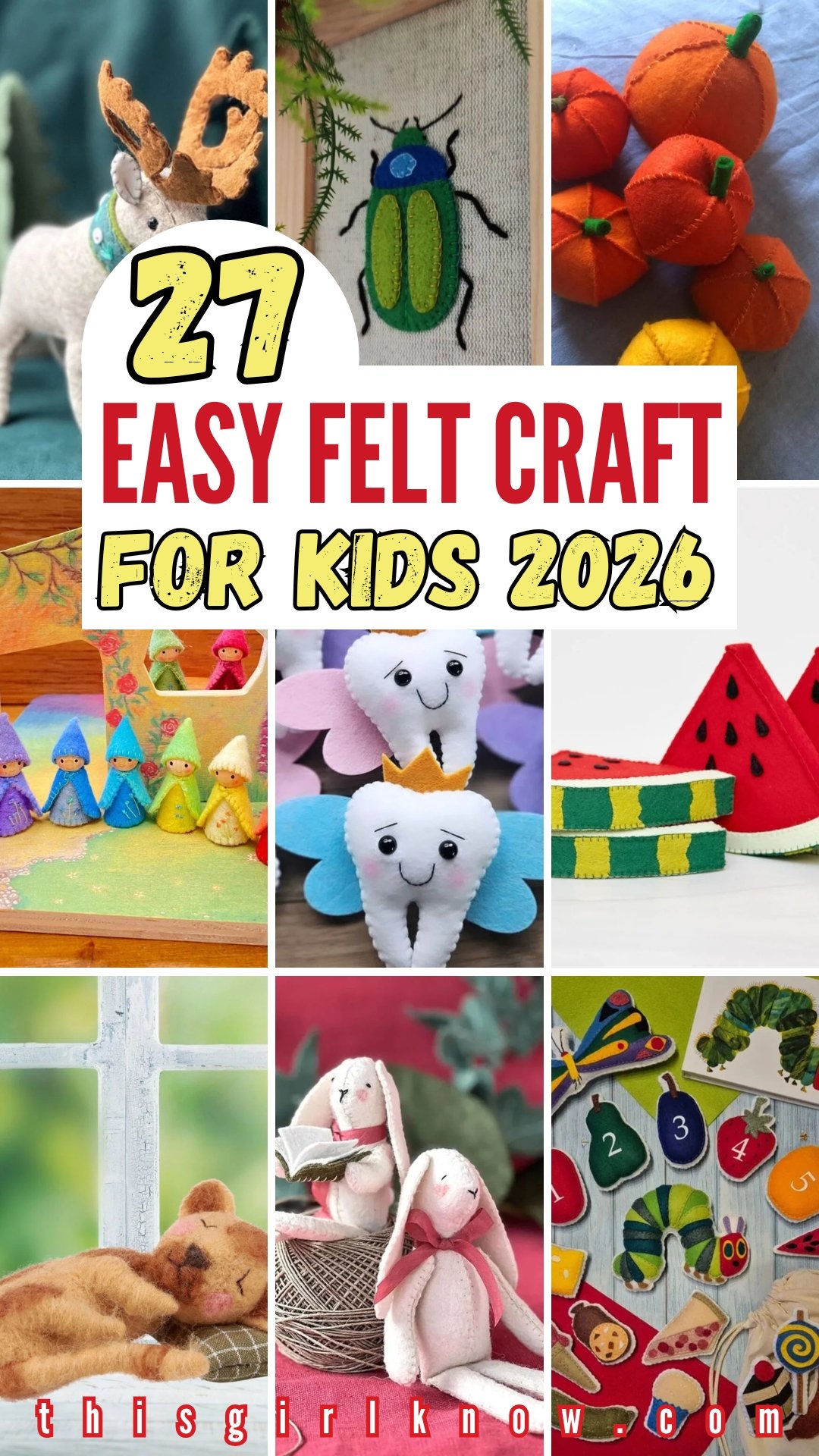 27 Felt Crafts Ideas For Kids For 2026 – This Girl Know