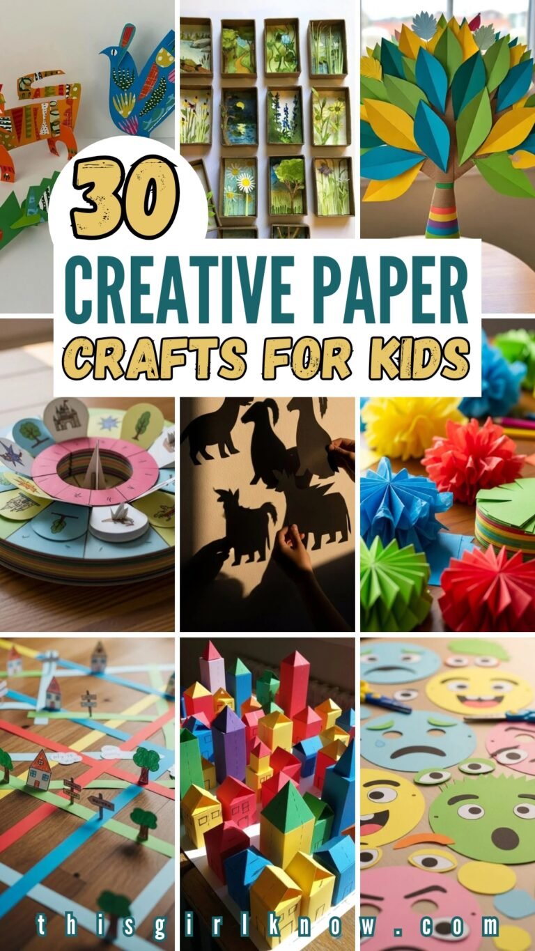 30 Paper Crafts For Kids For 2026 – This Girl Know