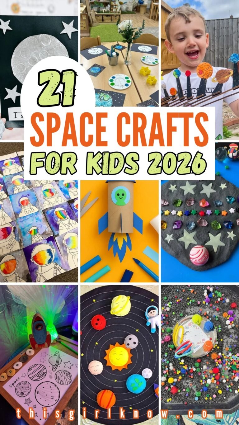 21 Space Crafts For Kids for 2026 – This Girl Know