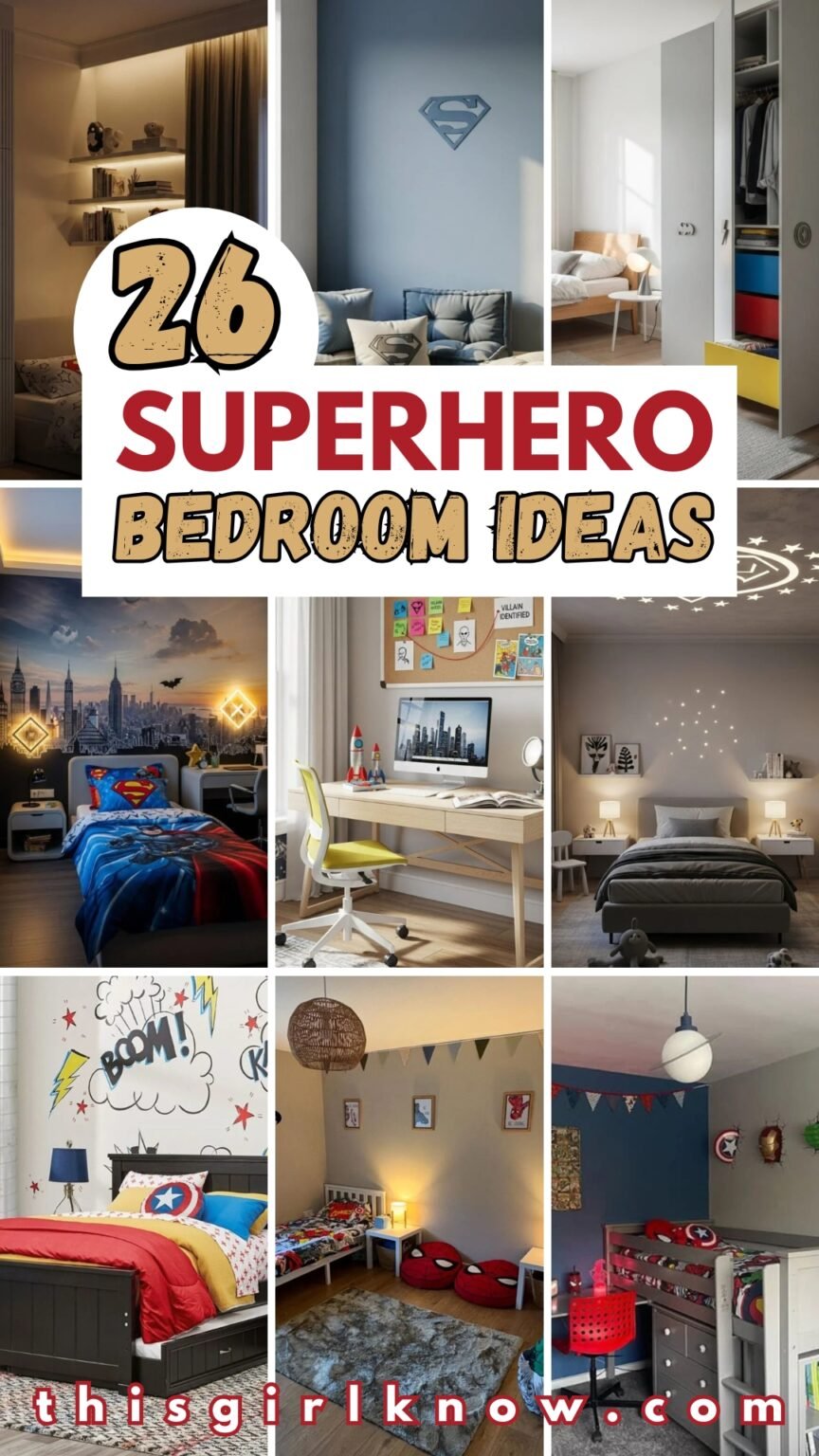 26 Superhero Bedroom Ideas for 2026 – This Girl Know