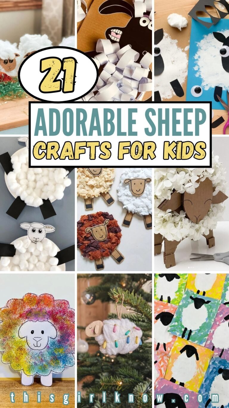 21 Sheep Crafts Ideas For Kids For 2026 – This Girl Know