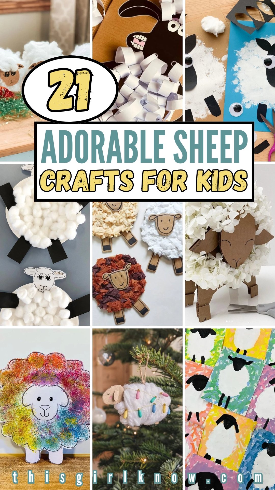 21 Sheep Crafts Ideas for Kids for 2026 – This Girl Know